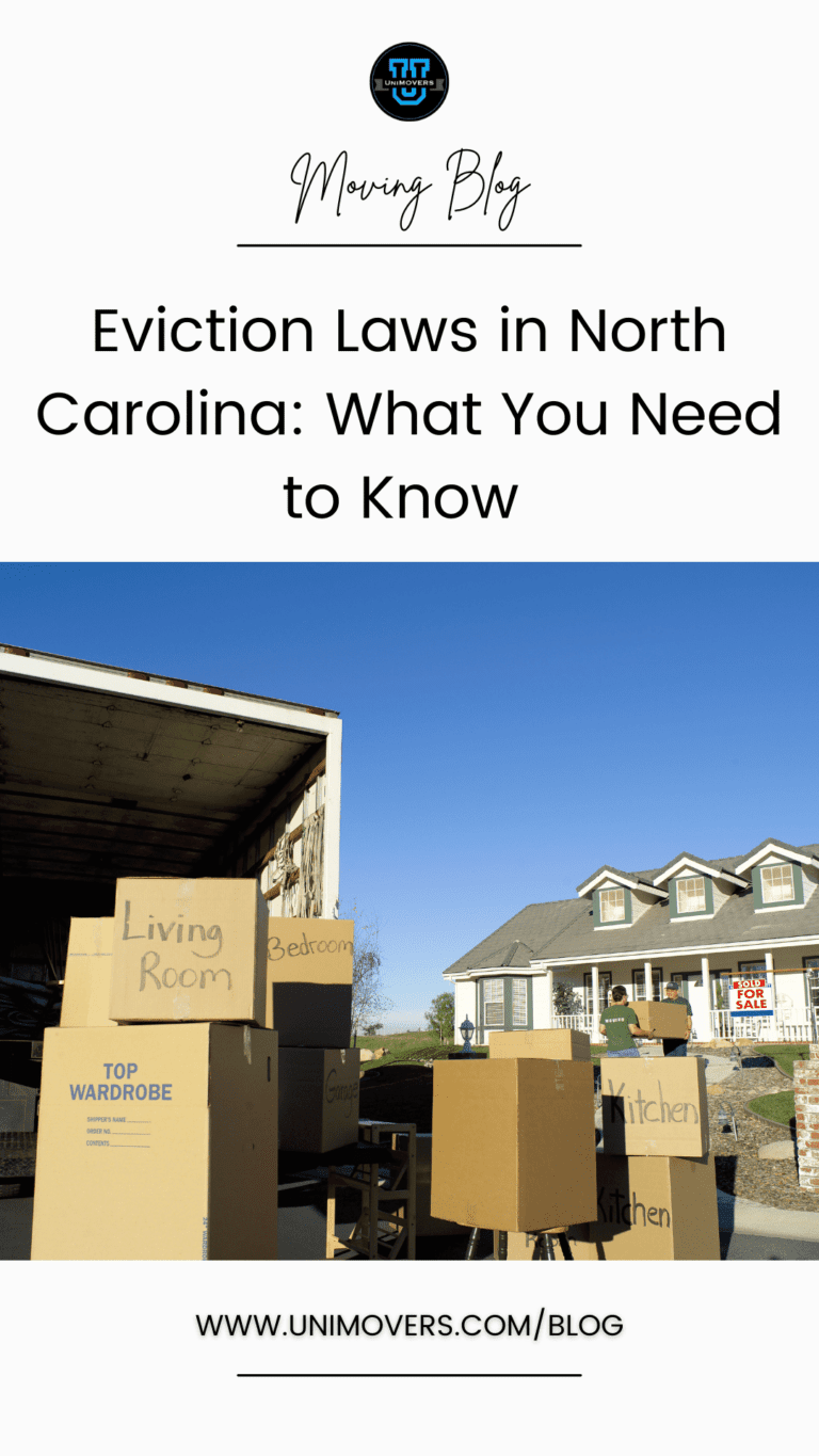 Eviction Laws in North Carolina: What You Need to Know • UniMovers
