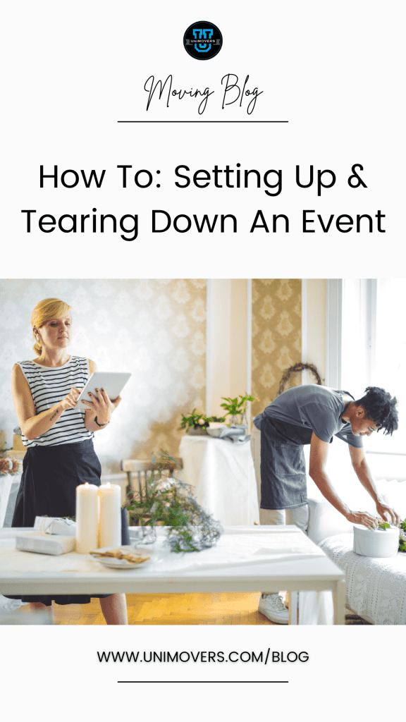 How To: Setting Up and Tearing Down an Event • UniMovers