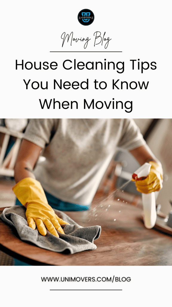 House Cleaning Tips You Need to Know When Moving • UniMovers