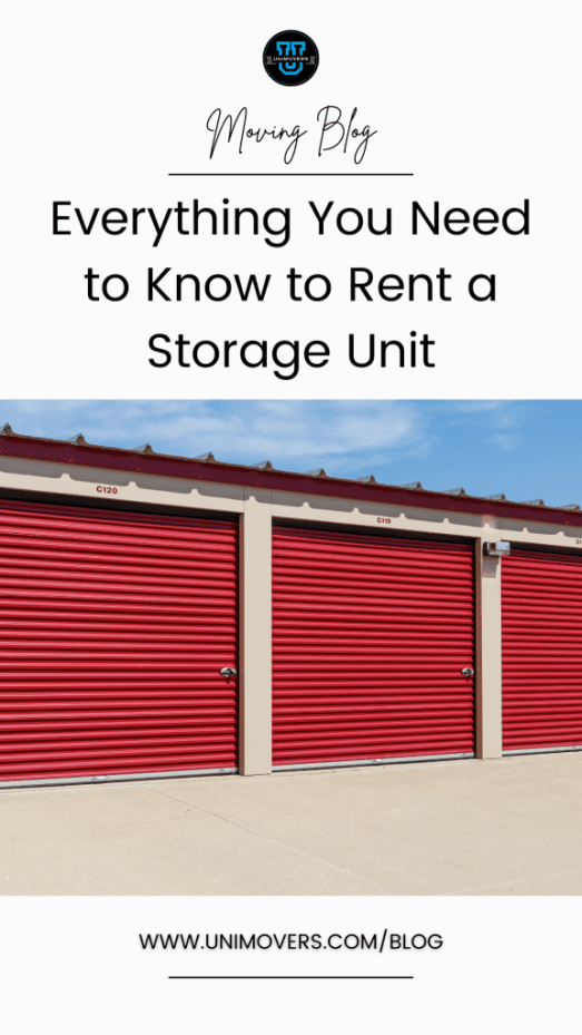 Everything You Need to Know to Rent a Storage Unit