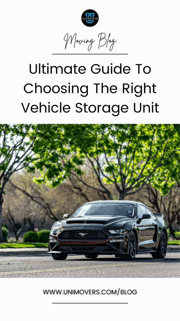Ultimate Guide To Choosing The Right Vehicle Storage Unit • UniMovers