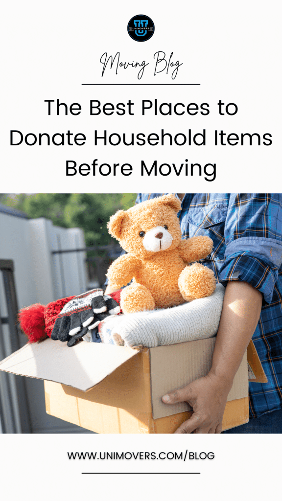 The Best Places to Donate Household Items Before Moving • UniMovers