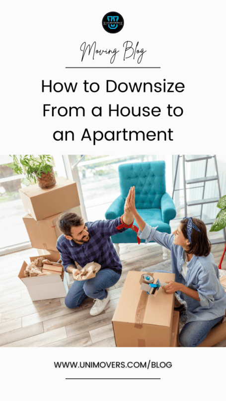 How to Downsize From a House to an Apartment • UniMovers