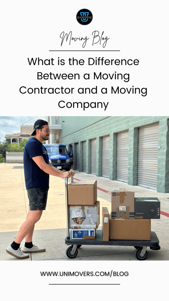 What is the Difference Between a Moving Contractor and a Moving Company ...