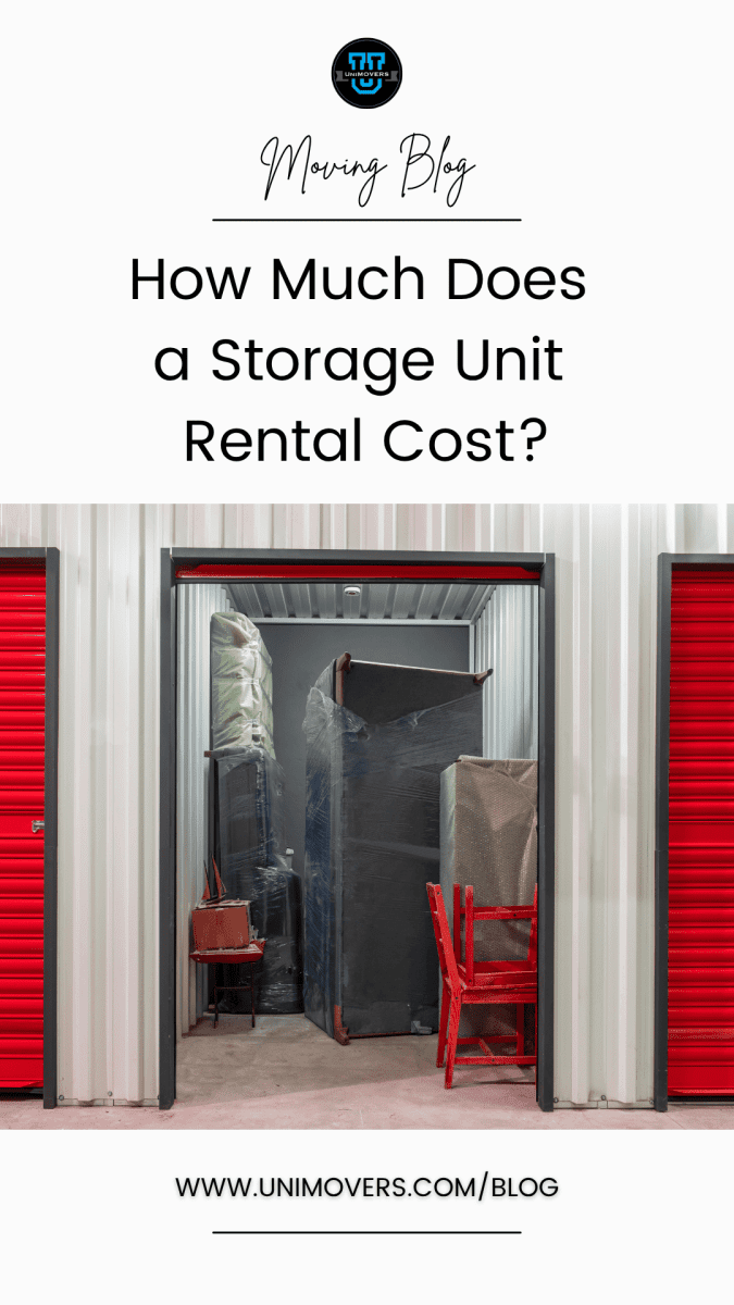 How Much Does a Storage Unit Rental Cost? • UniMovers